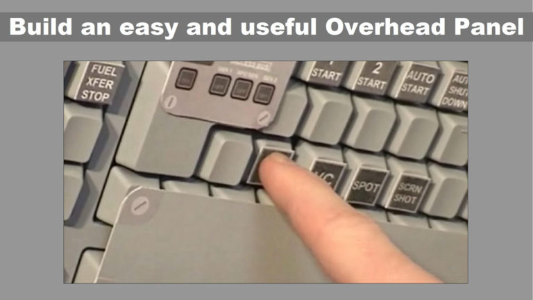 DIY Airliner Switch Panel | Keyboard Modification 737 Plane