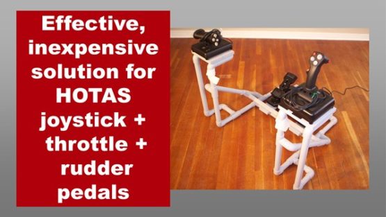 Free-standing HOTAS Frame | F-16 Viper Home Cockpit