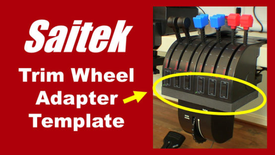 Build a Saitek Trim Wheel Adapter for your DIY Flight Simulator