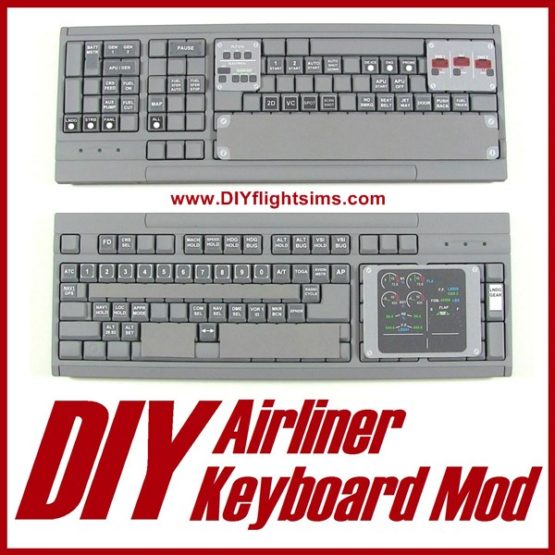 Airliner Keyboard Mod Update | More than Flight Sim Keyboard Stickers