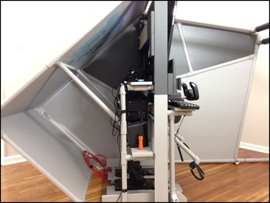 How to Disassemble the DIY Flight Simulator Pod - Enclosed Flight Sim